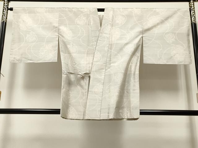 平和屋着物○本場大島紬 舞葉文 総絣 正絹 逸品 CAAW3959vf