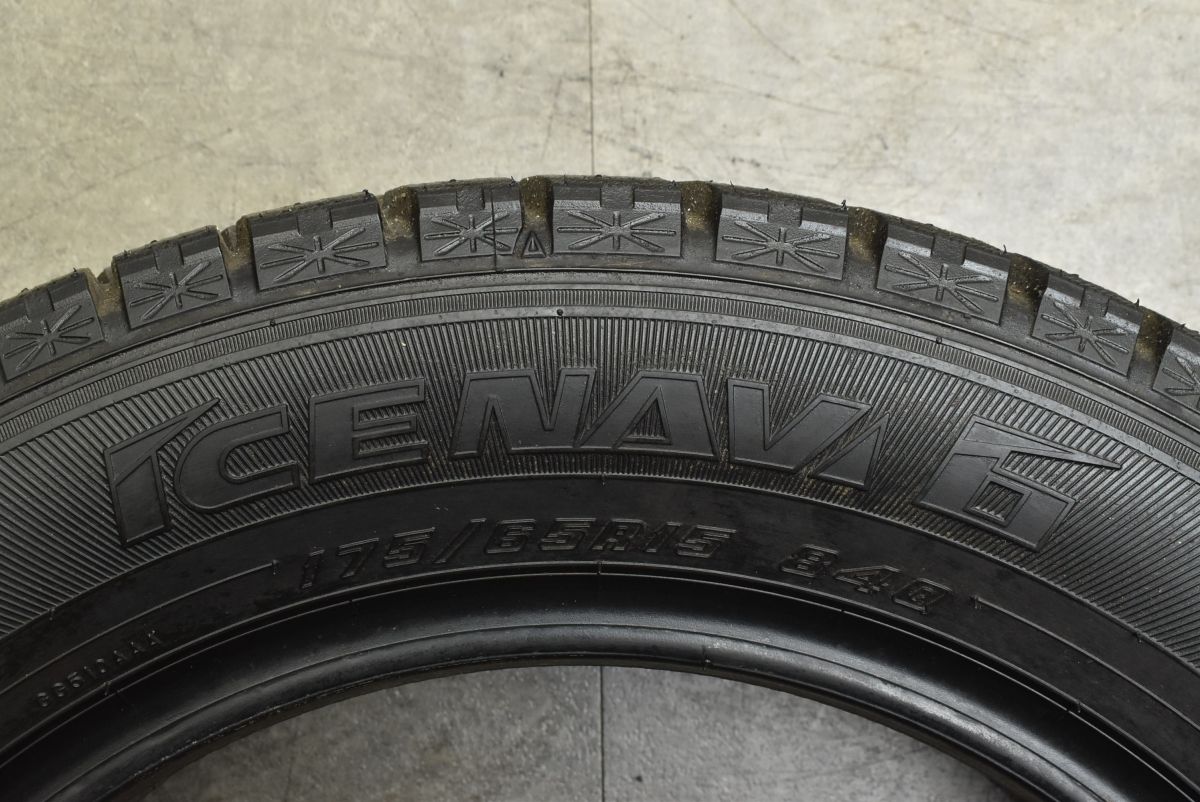 【良好品】グッドイヤー アイスナビ6 175/65R15 4本販売 フィールダー ヴィッツ アクア フィット キューブ スイフト イグニス ...