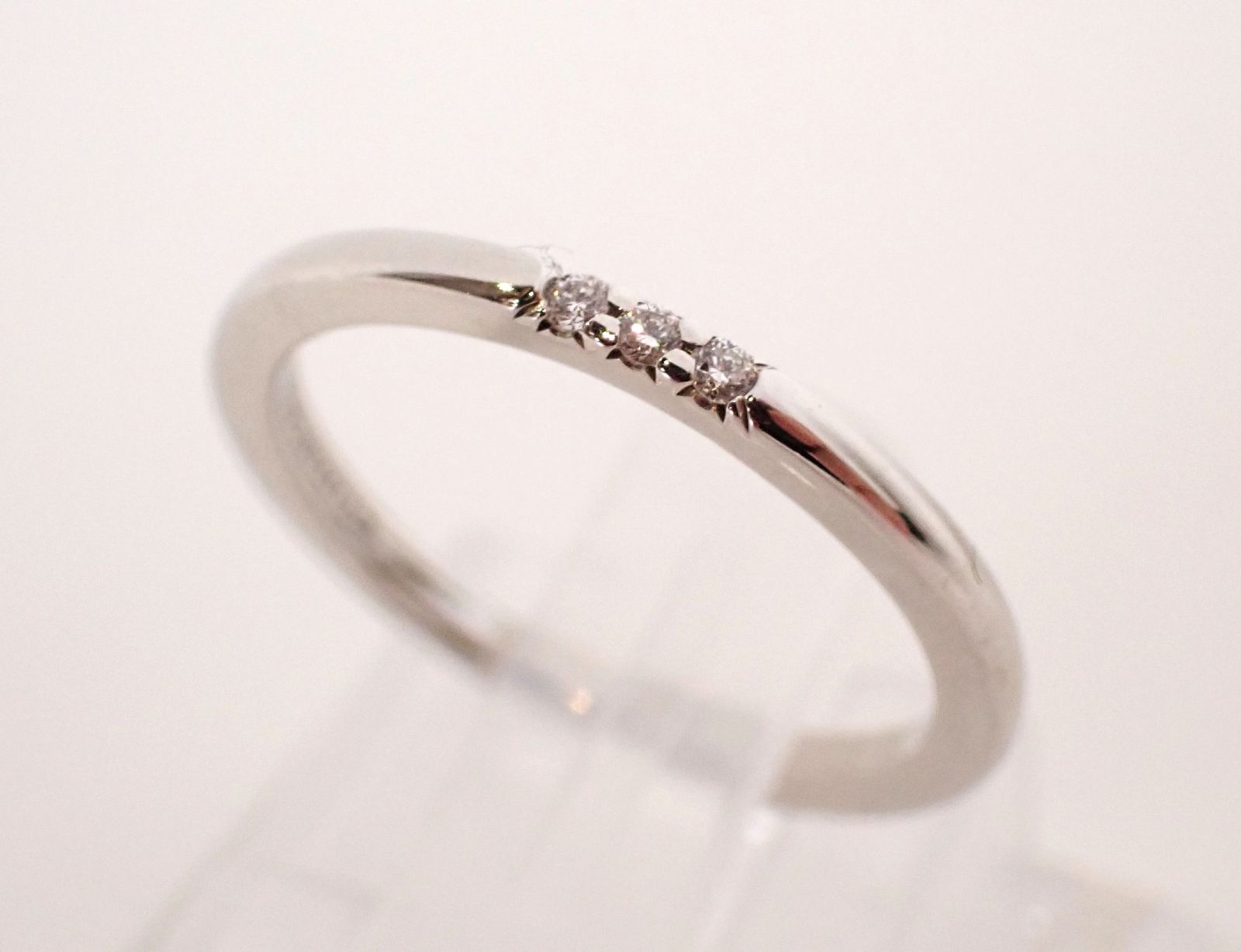 TIFFANY&Co.(ティファニー) Pt950 3PD 天然ダイヤモンドリング プラチナ ダイヤ リング 3.1g 266-1 - メルカリ