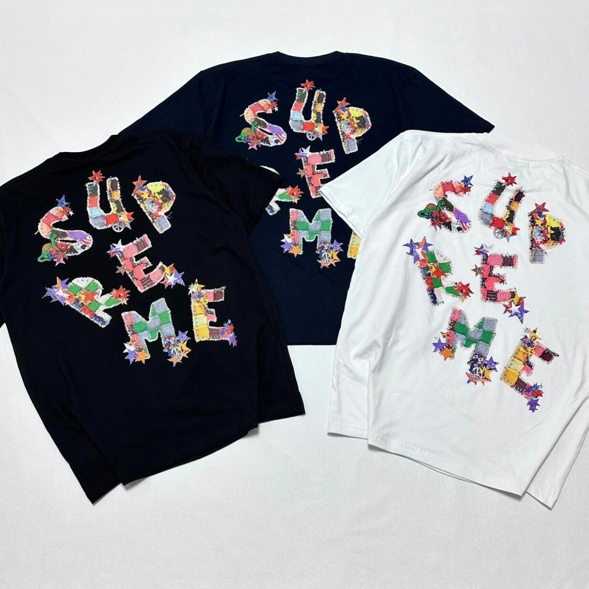 新品 未使用 Supreme 24SS Patchwork Tee Tシャツ メンズ レディース ロゴ Tシャツ 半袖 Supreme カジュアル 半袖Tシャツ - メルカリ