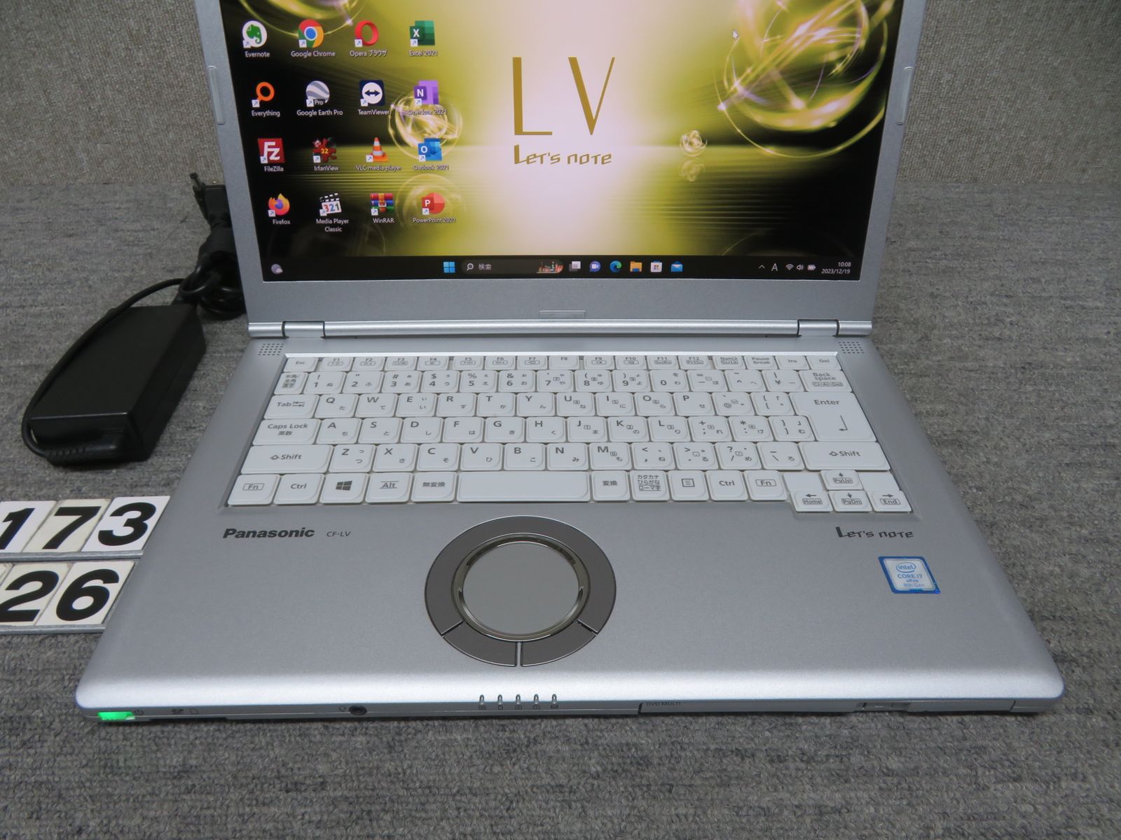 【第8世代・i7】 Panasonic Let's note LV7 CF-LV78DKVS / 高性能 i7-8650U / 高速 SSD ...