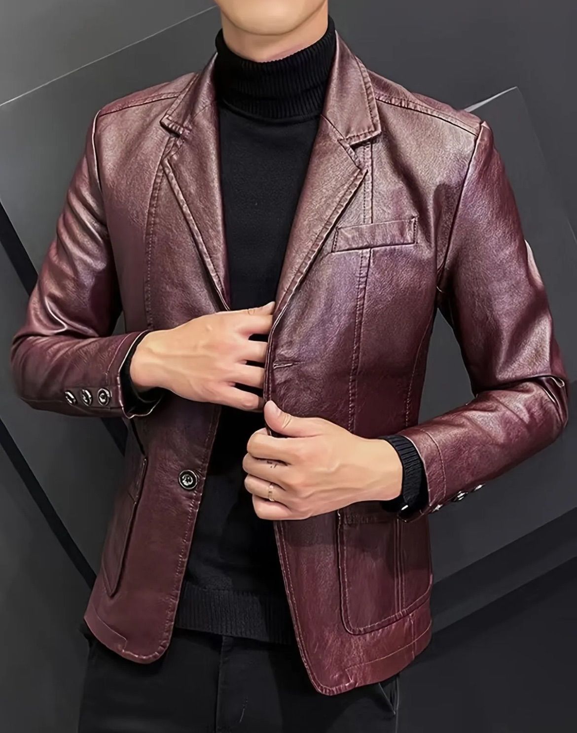 ライダース ジャケット 牛革 メンズ 本革 スジャケット ブルゾン B系