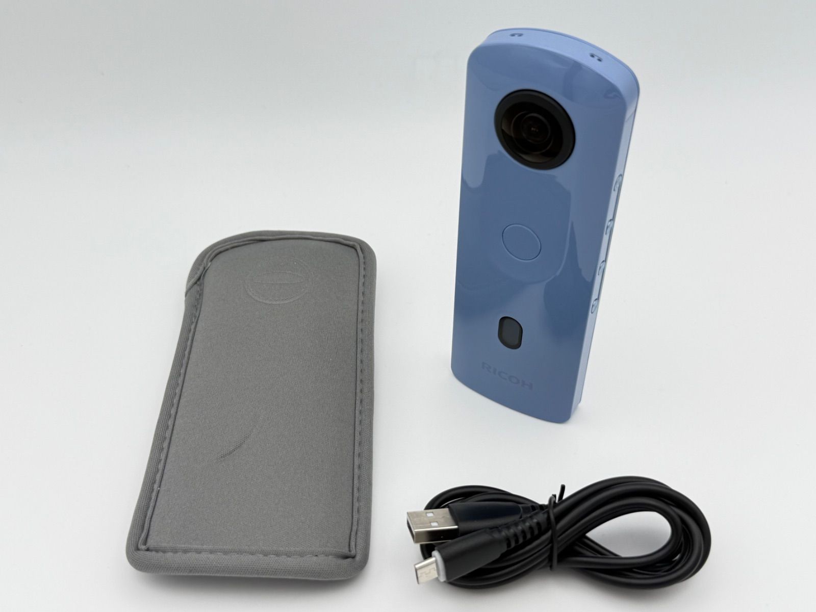 【美品】RICOH THETA SC2 ブルー R03030 リコー シータ 360度カメラ - メルカリ