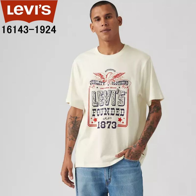 Levi's リーバイス 16143-1924 リラックスフィット 半袖グラフィックTシャツ リーバイスメンズTシャツ プリントTシャツ 半袖 ...