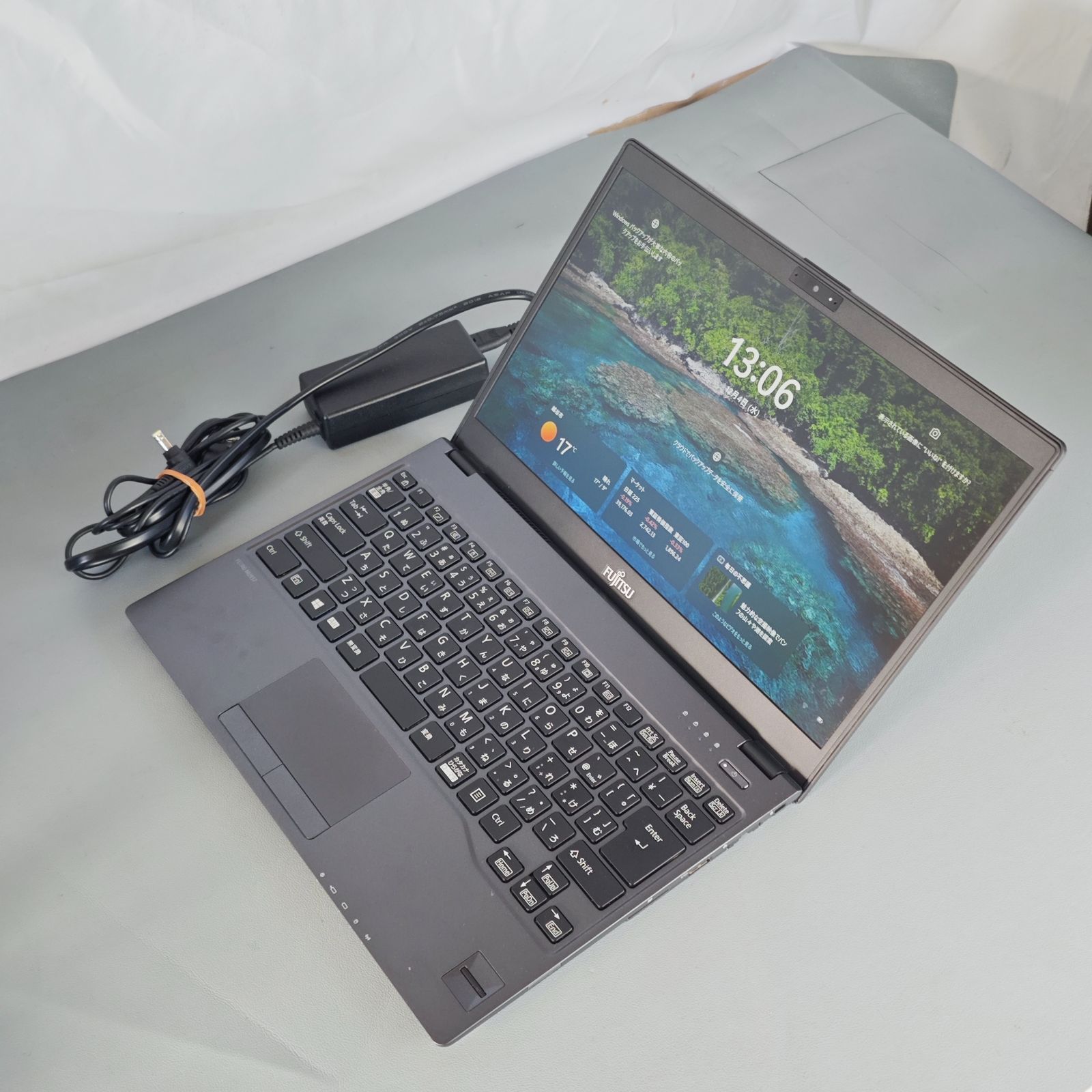 超軽量超薄型富士通 Fujitsu MU937 13.3inch 高解像度1920×1080 無線 Bluetooth カメラ Win11 ...