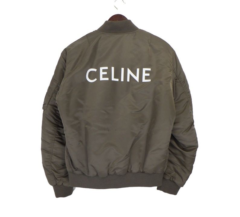 セリーヌ CELINE 23SS 【 2W426396E 】 バック ロゴ ボンバー MA-1 ミリタリー ジャケット n7968 - メルカリ