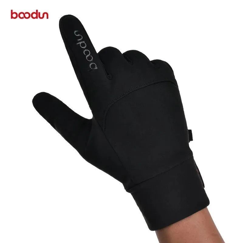 boodun 手袋 メンズ レディース アウトドアグローブ サイクリンググローブ バイクグローブ ランニンググローブ 登山 スマホ手袋タッチパネル対応手袋 M・Lサイズ fy23ab-rtbm ...