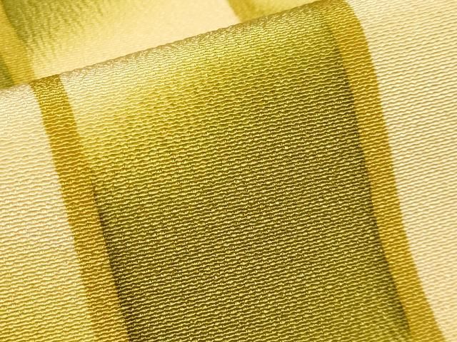 平和屋本店□極上 銀座 志ま亀 小紋 間道 蜂蜜色地 逸品 CYAA3811s5