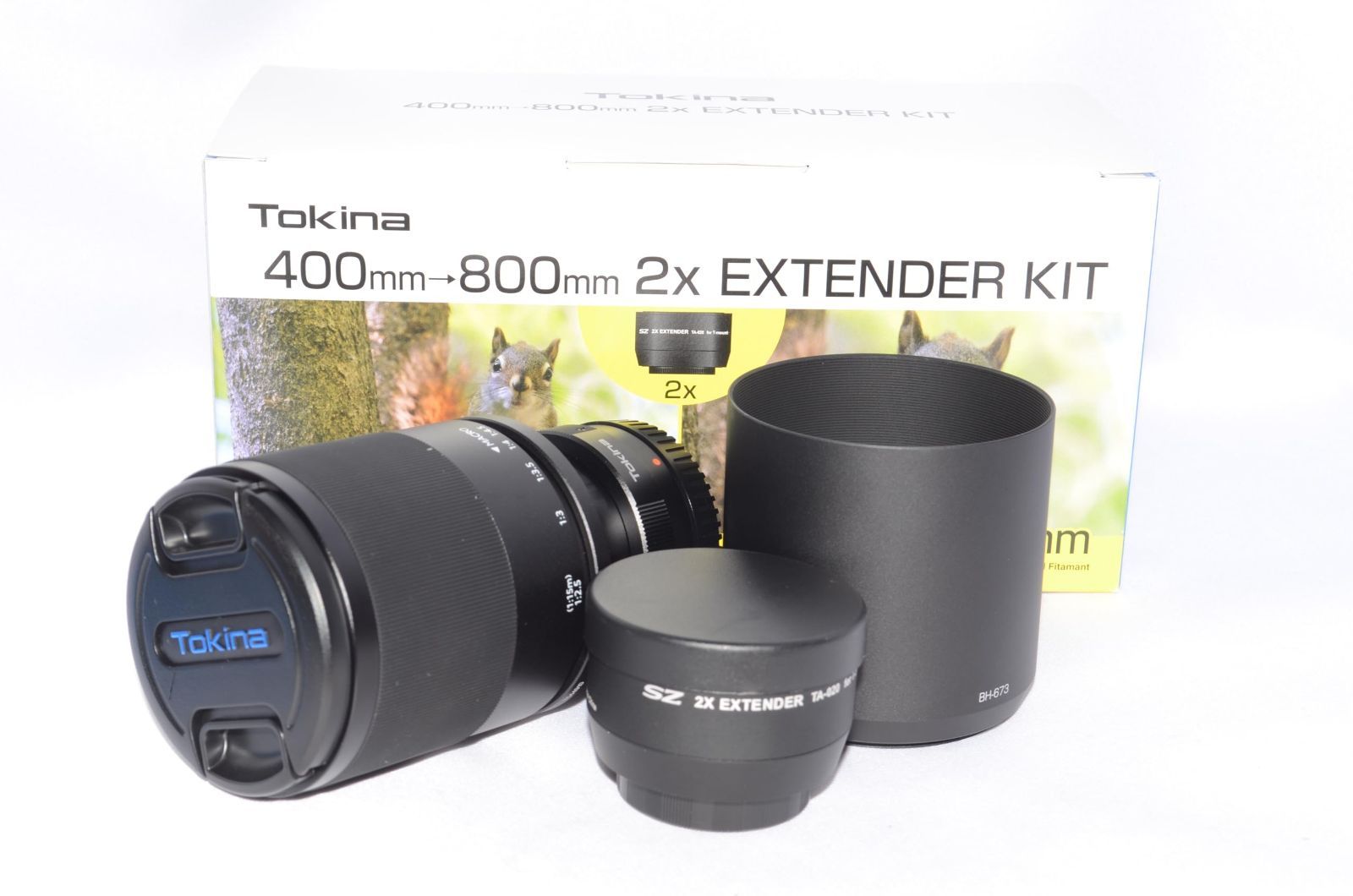 Tokina 望遠ミラーレンズ SZX 400mm F8 Reflex MF & 2X EXTENDER KIT キヤノンEFマウント マニュアルフォーカス l2494 - メルカリ