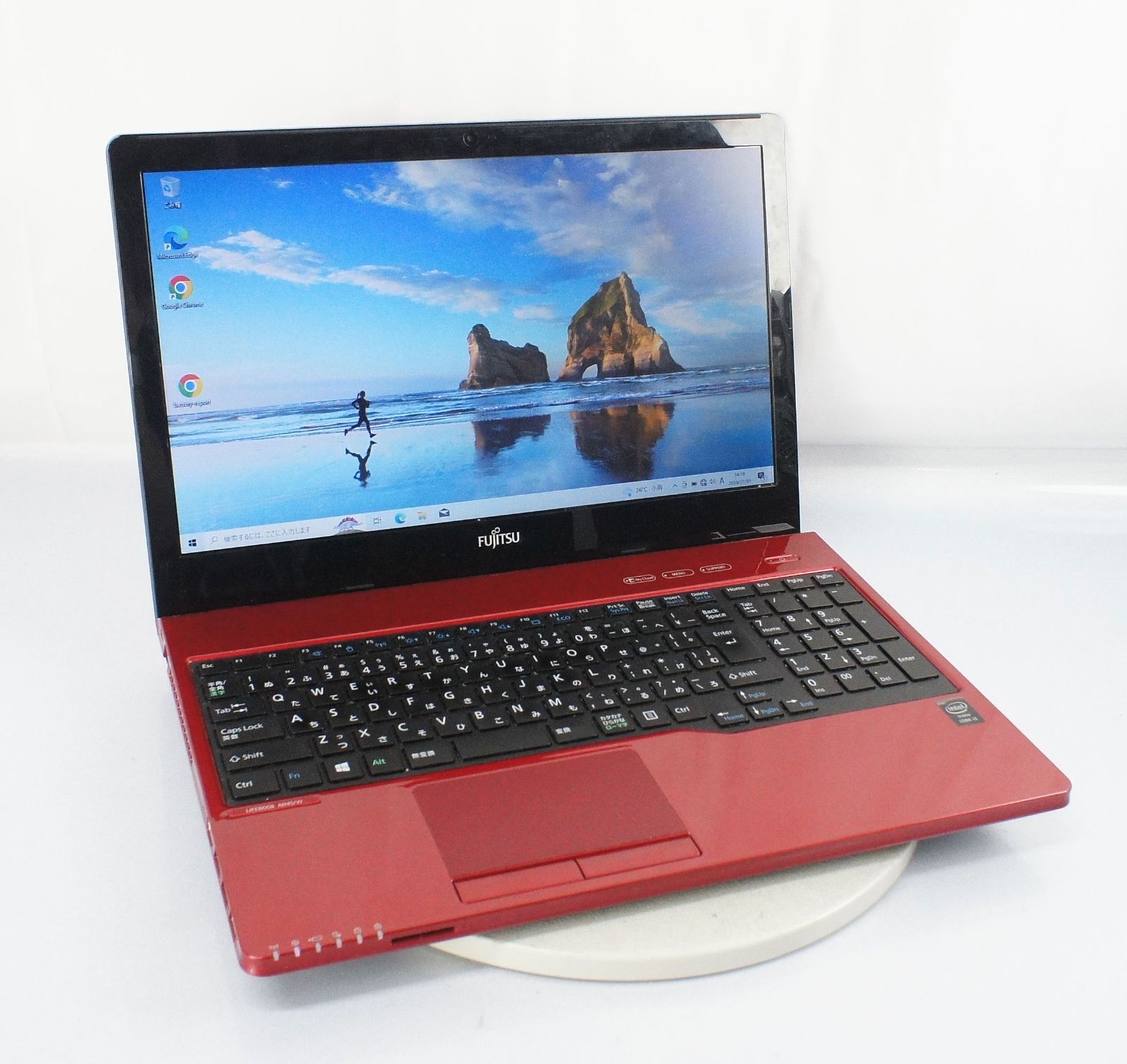 15.6インチ 富士通 FMV LIFEBOOK AH45/W FMVA45WR/Core i3 5005U 2.0GHz/メモリ8GB ...