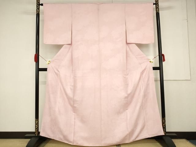 平和屋着物□上質な色無地 青丹色 やまと誂製 正絹 逸品