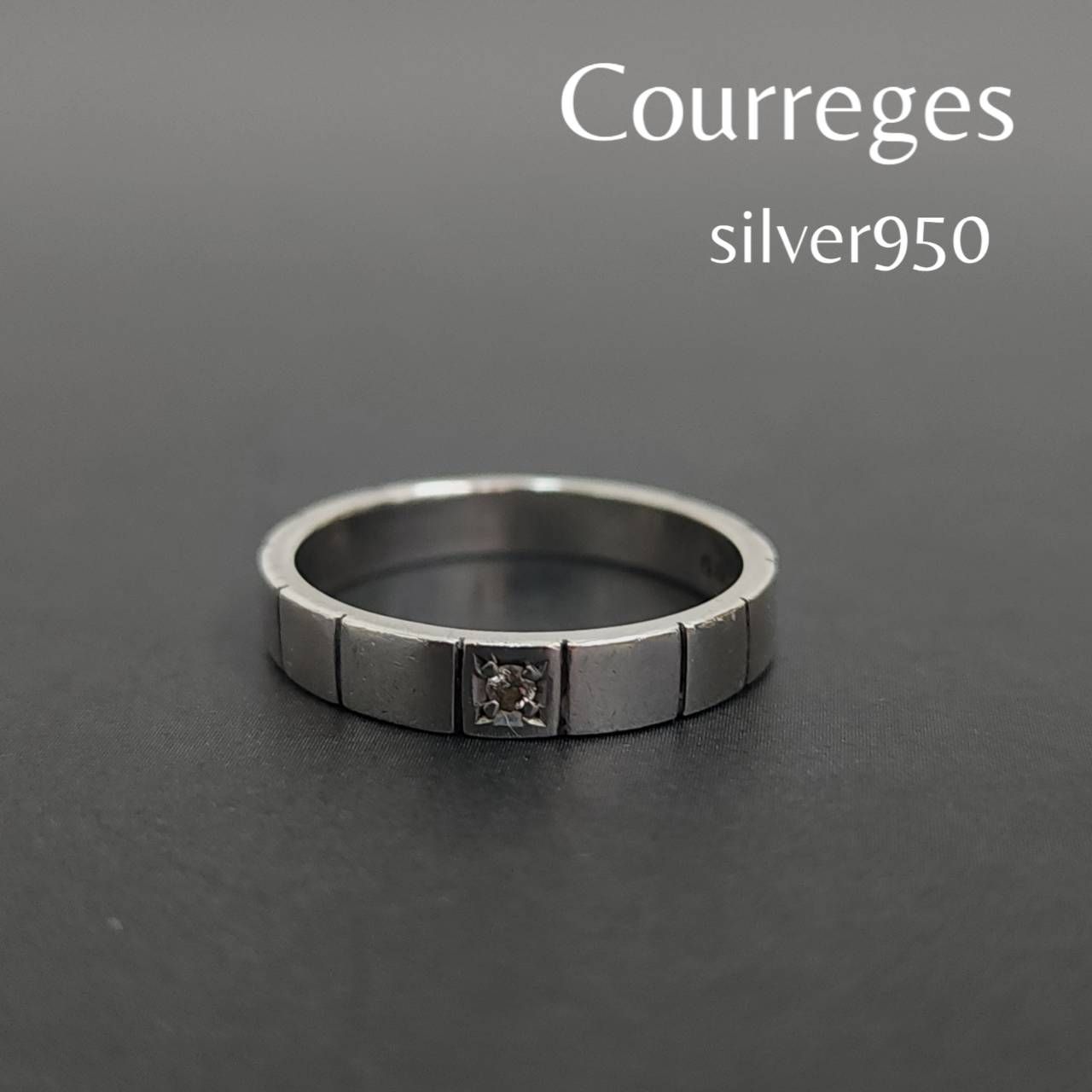 courreges クレージュ リング シルバー950 0.02 13号 アクセサリー 指輪 ブランド小物 SILVER SV950 - メルカリ