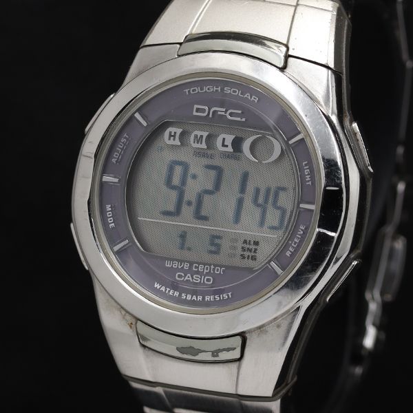 稼働 カシオ ウェーブセプター 2842 DFC-200 電波ソーラー デジタル文字盤 レディース腕時計 TKD 2000000 NSK - メルカリ