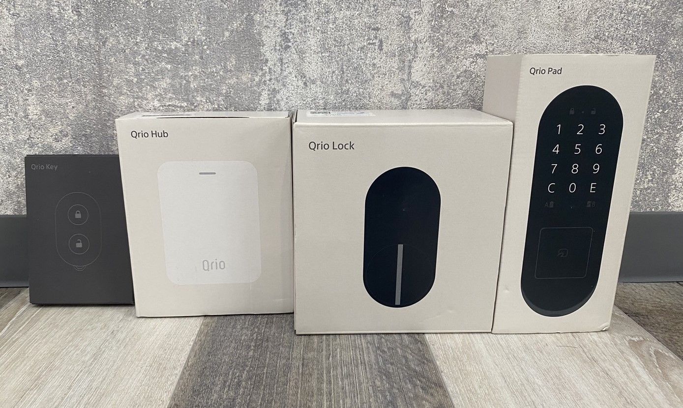 【新品】Qrio 4点セット 「Qrio Lock Q-SL2 ＋Qrio Key Q-K1 ＋Qrio Hub Q-H1A ＋Qrio ...