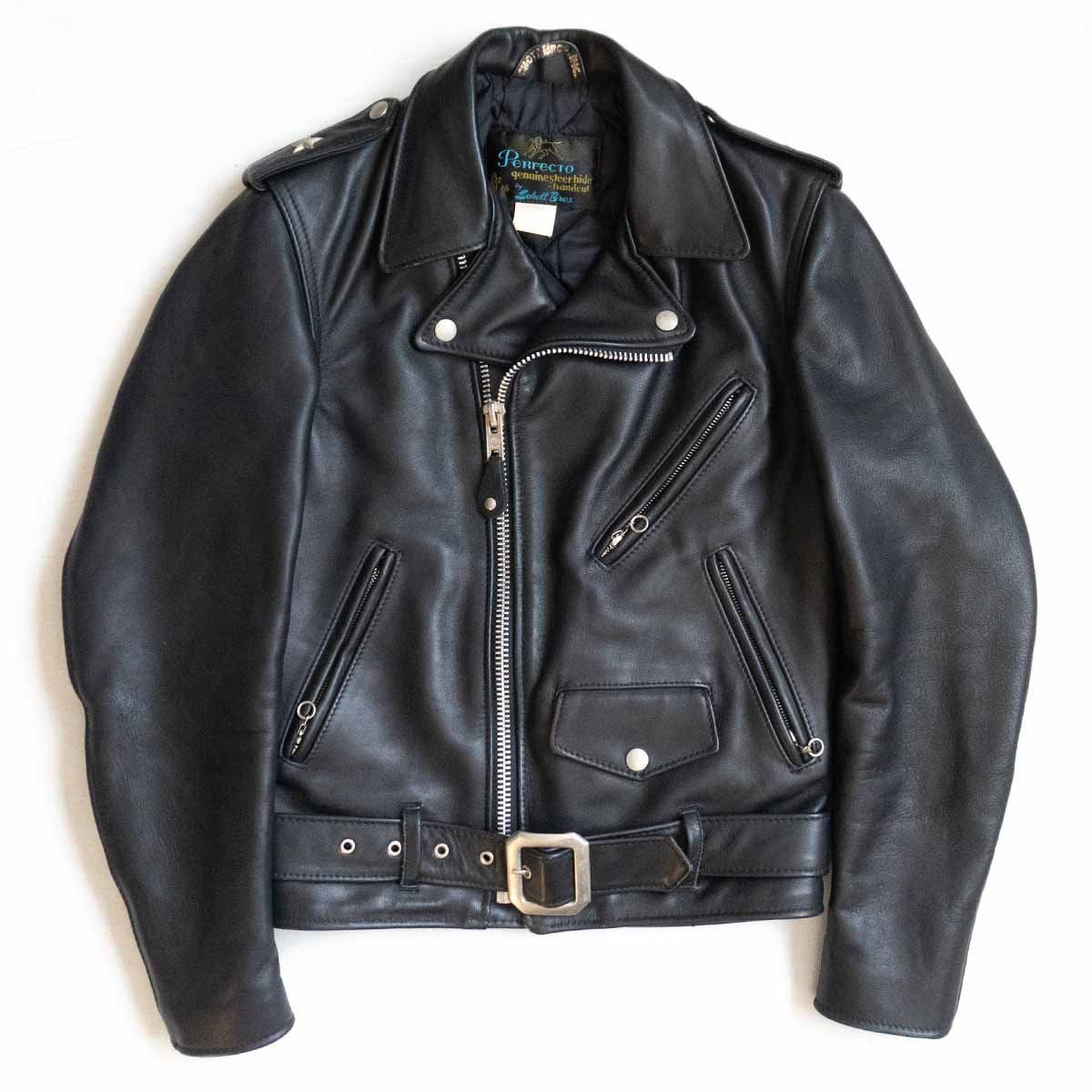 【美品/サボテンタグ復刻】SCHOTT【613NS/ワンスター ダブル ライダース ジャケット】34 USA製 ブラック ショット サボテンタグ 2312036 - メルカリ