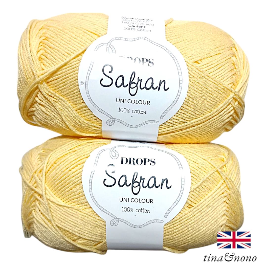 UK import, Drops Safran - Vanilla Cream (10) - 50gx2, 100% Cotton, エジプト ...