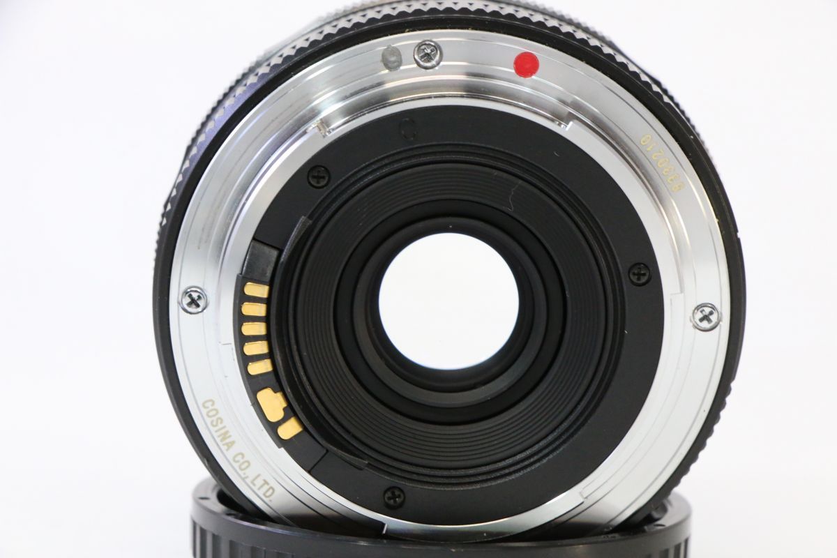 【動作保証・点検済】 極上品 Voigtlander フォクトレンダー COLOR-SKOPAR 28mm F2.8 EFマウント 元箱付き ...