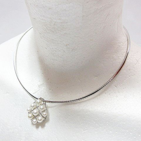 美品 GSTV パール ネックレス 雫型 ティアドロップ SV925 シルバー アクセサリー ジュエリー 宝石専門チャンネル レディース - メルカリ