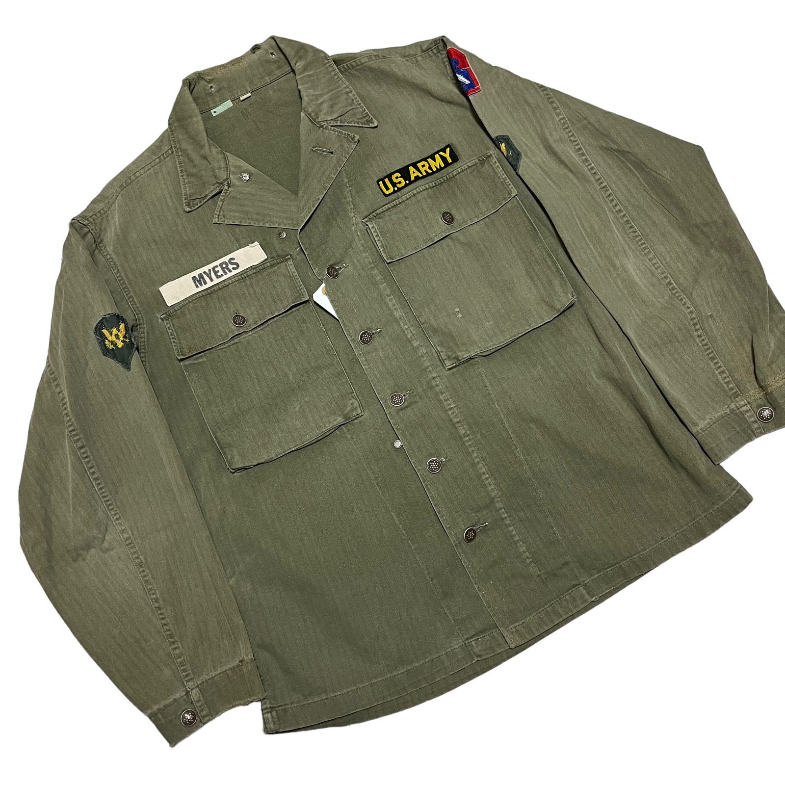 【Military】M43 US ARMY Herring Bone Twill Jacket 38 "good color" - メルカリ