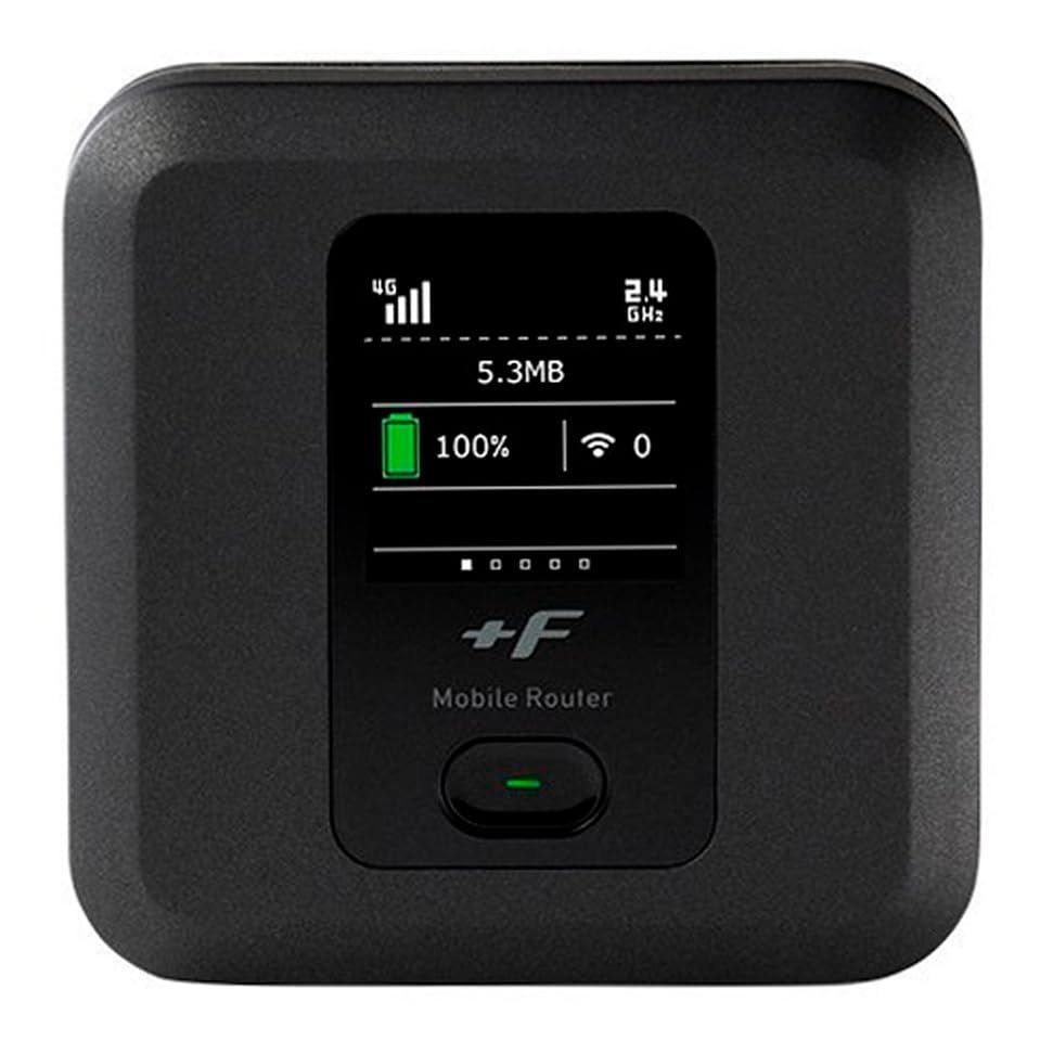 あんしんモバイル +Fセレクション超衝撃吸収 +専用フィルムセット 色鮮やか光沢 モバイル FS040W Wi-Fi ルーター +F SIMフリー 端末 【セット】富士ソフト ...