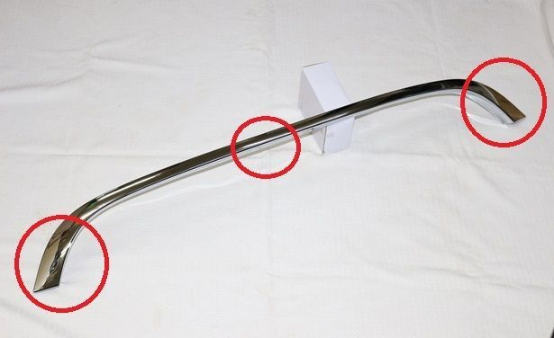 ジャンク品 BMW MINI グリルアッパーモール R55/R56/R57前期Cooper One用 51137149957 社外品 メッキ部 ...