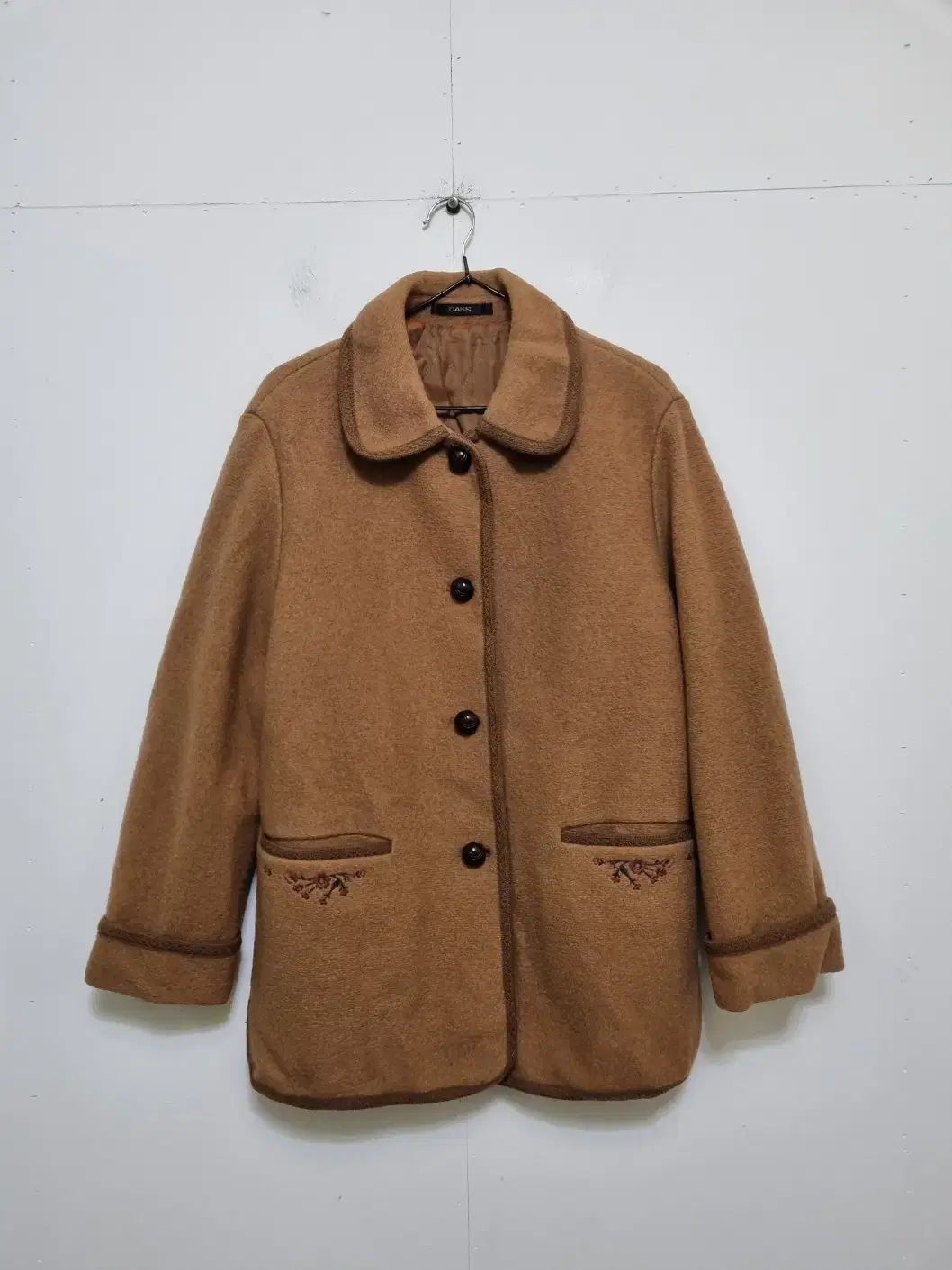 【雷市場（ポンジャン）商品韓国直送】 DAKS(ダックス) ヴィンテージ 刺繡 ウール ハーフコート/レディース 88 ー 160 ( L ) - メルカリ