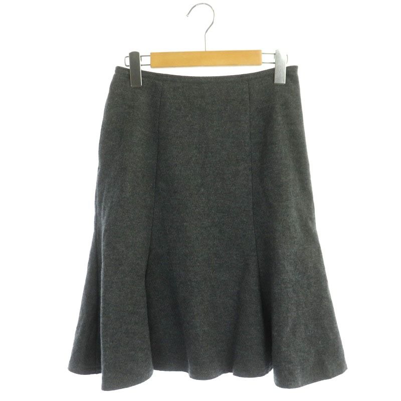 イエナ IENA 22AW ウールフレアミディスカート 膝丈 36 グレー /NR OS - メルカリ