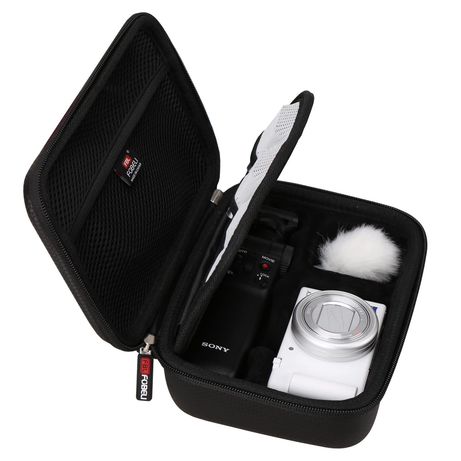 FBLFOBELI EVAハードストレージケース Sony ZV-1 Compact 4K HDカメラ ACCVC1 Vlogger ...