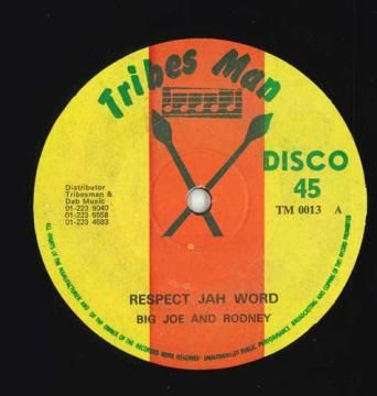 英12” Big Joe & Winston Rodney Respect Jah Word / The Profit Says TM0013 ...