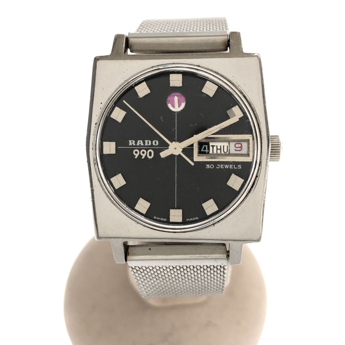 腕時計 ラドー RADO 11785 手巻き デイデイト SS ステンレス ヴィンテージ 30 JEWELS H3101 - メルカリ