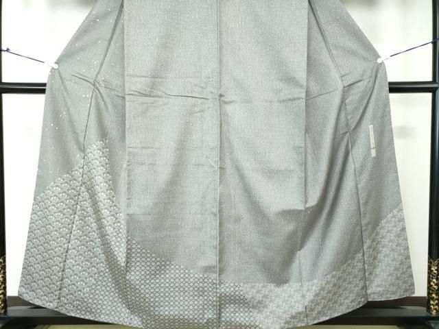 平和屋着物○二代目 川村久太郎 本場染大島紬 訪問着 舞葉文