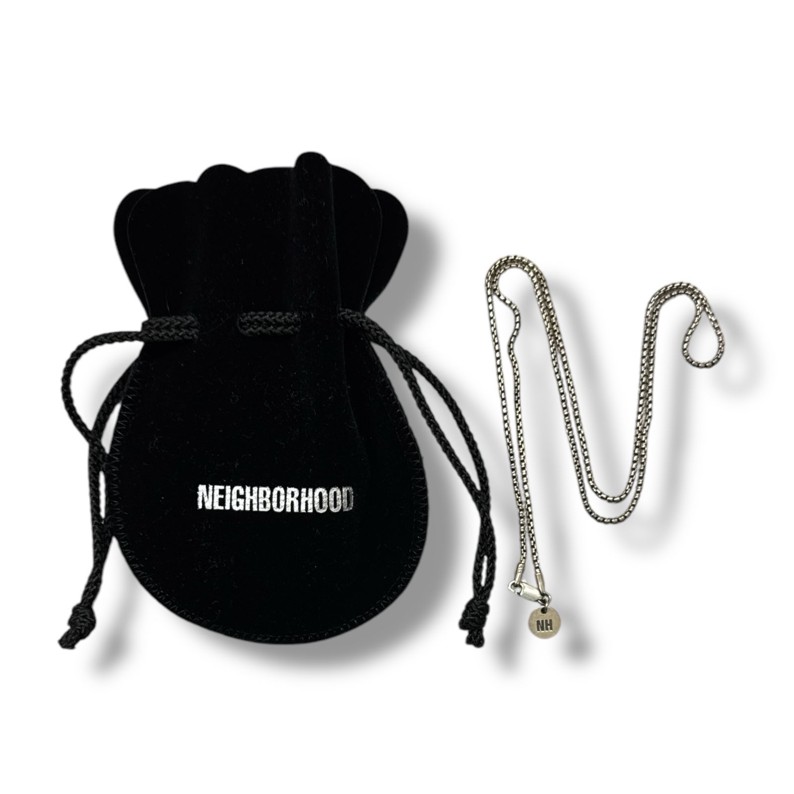 NEIGHBORHOOD NH LOGO SILVER CHAIN NECKLACE ロゴ シルバー NEIGHBORHOOD NH LOGO SILVER CHAIN NECKLACE ロゴ シルバー