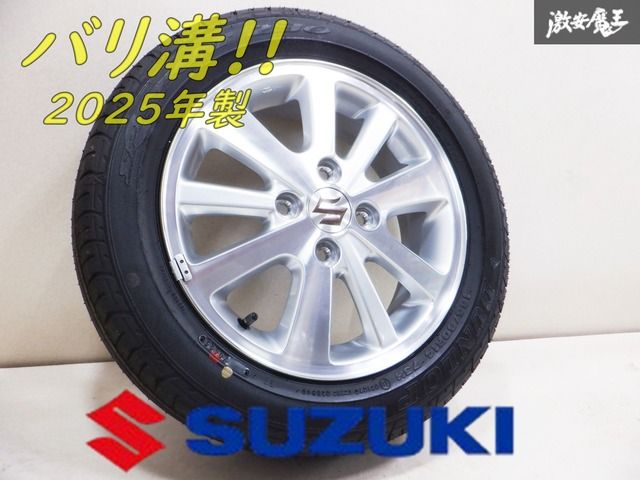 美品! バリ溝!【残量:約7.4mm】スズキ純正 DA17W エブリィワゴン PZターボスペシャル 14インチ 4.5J +50 4H PCD100 ホイール 165/60R14 1本 - メルカリ