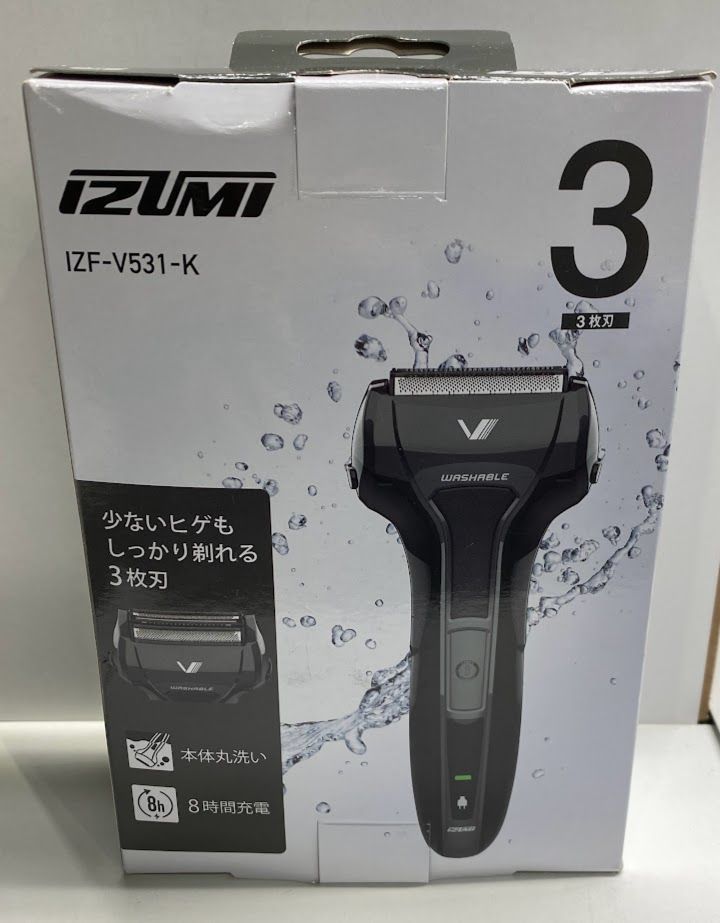 【開封済み・未使用品】IZF-V531-K(ブラック) ソリッドシリーズ 往復式シェーバー 3枚刃 D0308 0313ML007 0020240312313328 - メルカリ