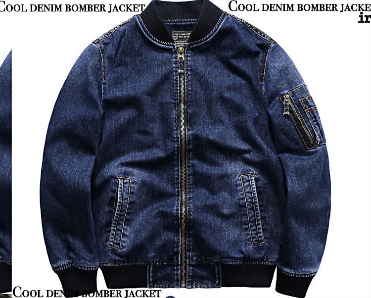 ★最強アウター！ レトロクラシカル デニムウォッシュド ボンバージャケット MA-1 サイズM～4XL メンズ 大きいサイズ N-1★MZO401 - メルカリ