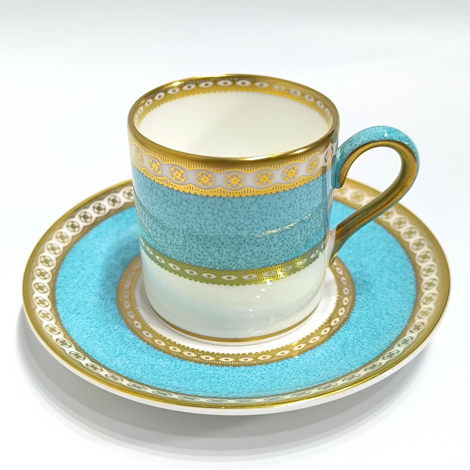 ウェッジウッド ユーランダー デミタスカップ＆ソーサー ターコイズ ③ / WEDGWOOD ULADER ボンド W1053 - メルカリ