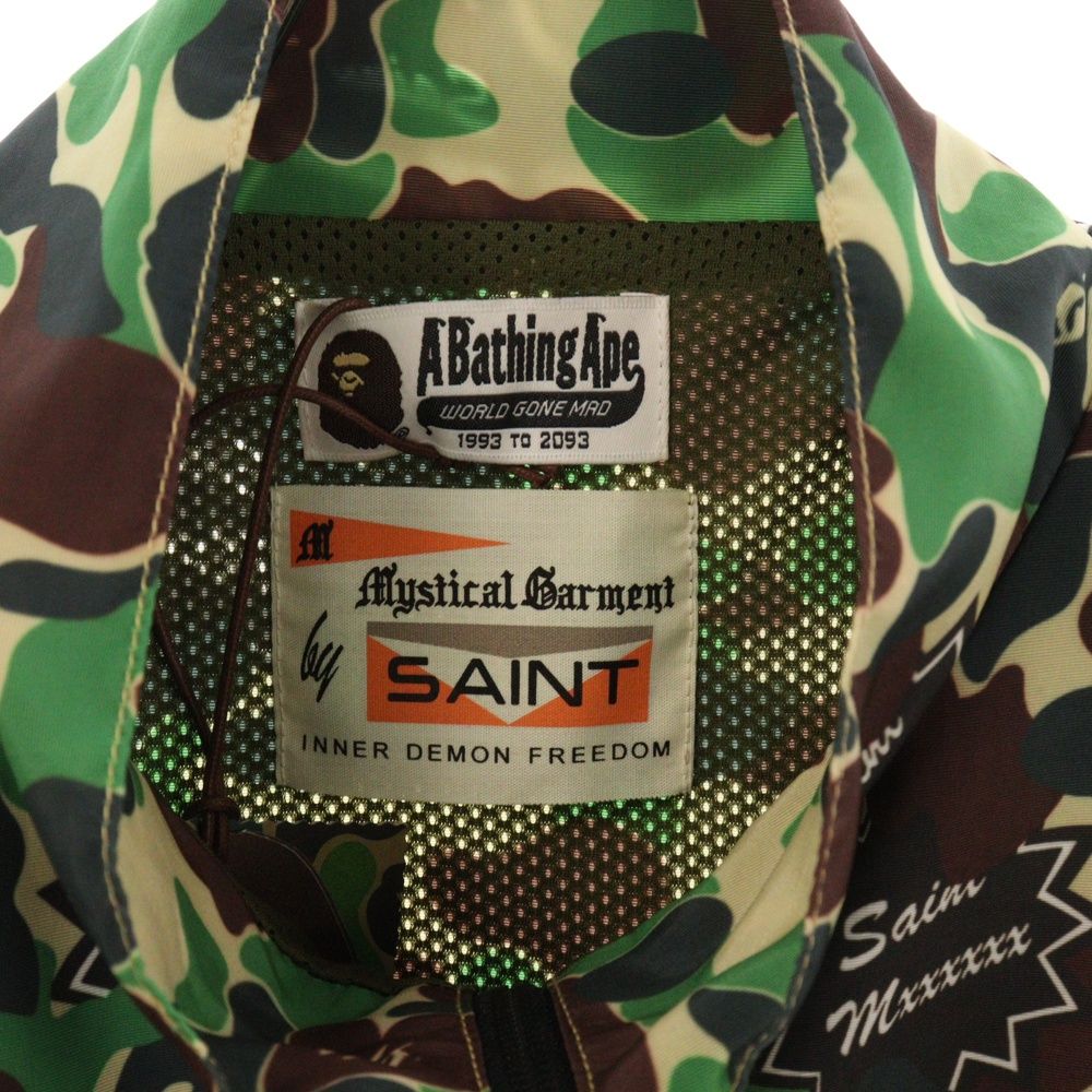 SAINT MICHAEL (セントマイケル) 24SS ×A BATHING APE APE TRACK JKT