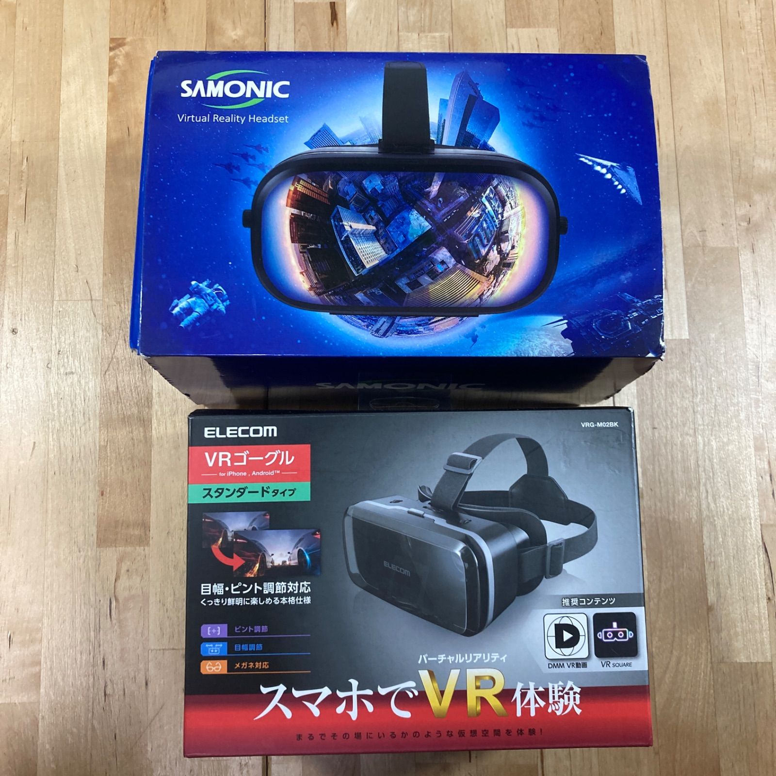 VRG-M02BK ELECOM VRゴーグル＆samonic VRゴーグル - メルカリ