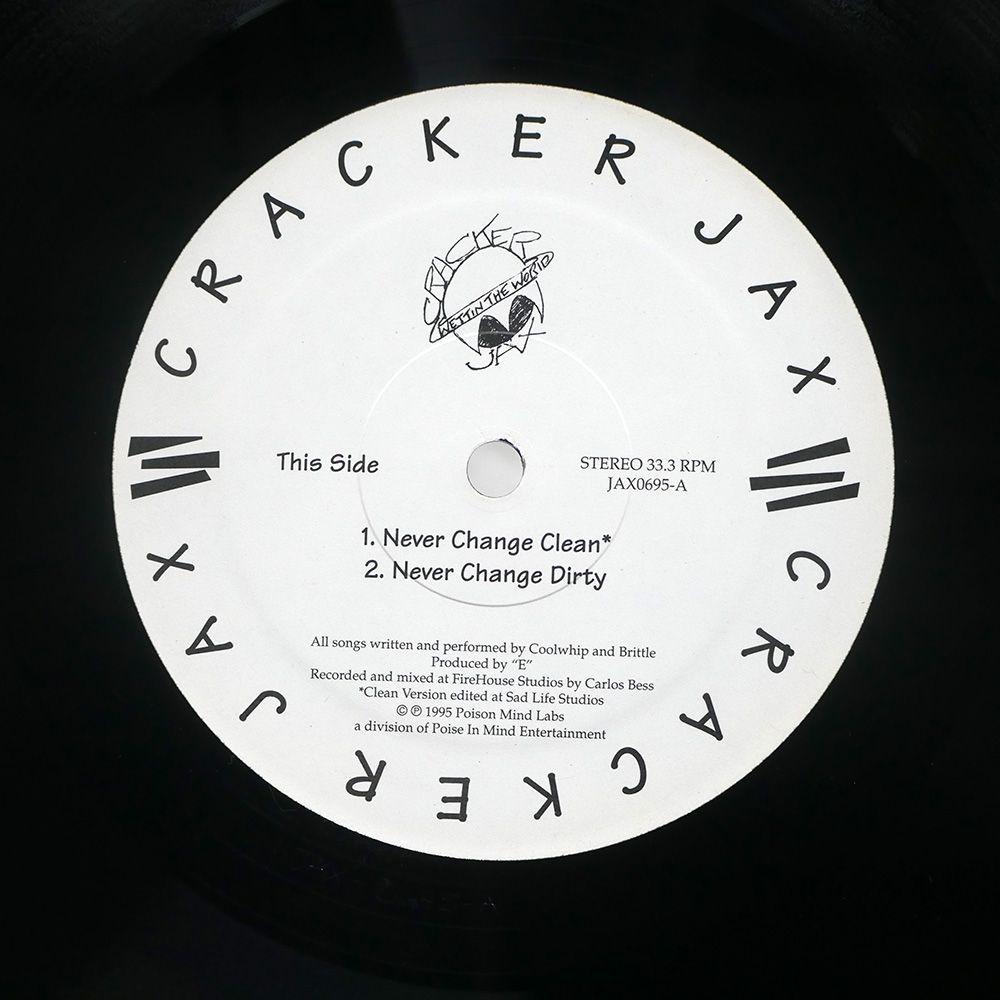 95.US-PRESS CRACKER JAX/NEVER CHANGE / DON'T GO THERE/POISON MIND LABS ...