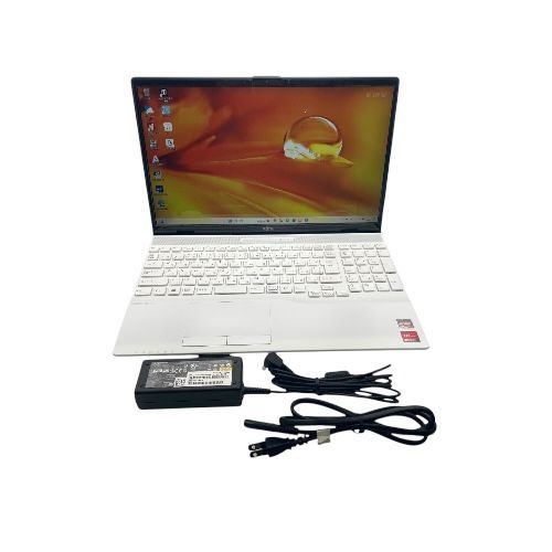 富士通 (FUJITSU) LIFEBOOK AH50/F1 [FMVA50F1W] AMD Ryzen 7 5700U (1.8GHz ...