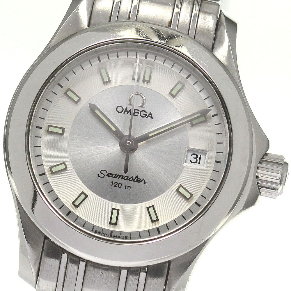 オメガ OMEGA 2581.32 シーマスター120 デイト クォーツ レディース_767835 - メルカリ