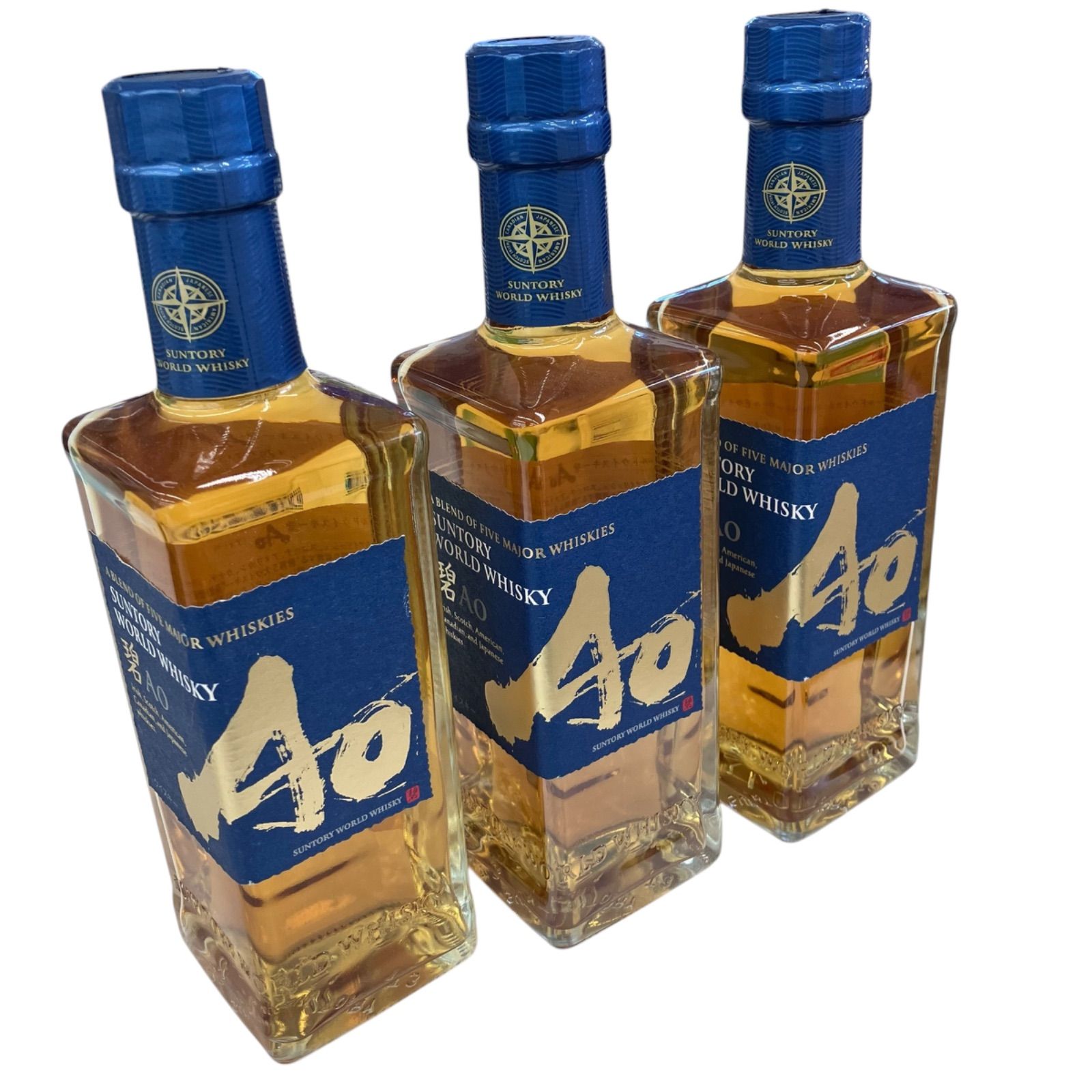 186000 ③サントリー ワールドウイスキー 碧 Ao 43% 350ml 3本セット ※20歳未満の者の飲酒は法律により禁止されています。 - メルカリ