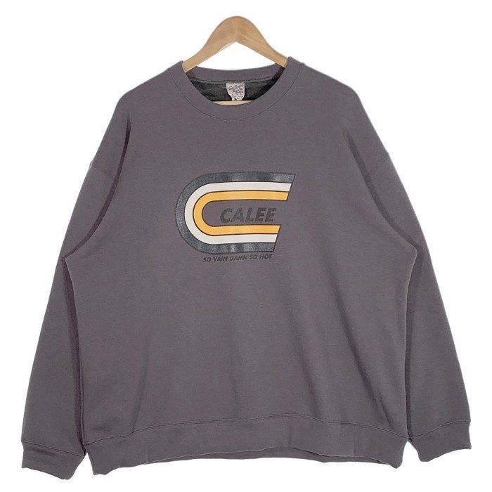 CALEE キャリー 21AW Bomber Heat Crew Neck Sweat ボンバーヒート クルーネックスウェットトレーナー グレー CL-21AW066 Size L - メルカリ
