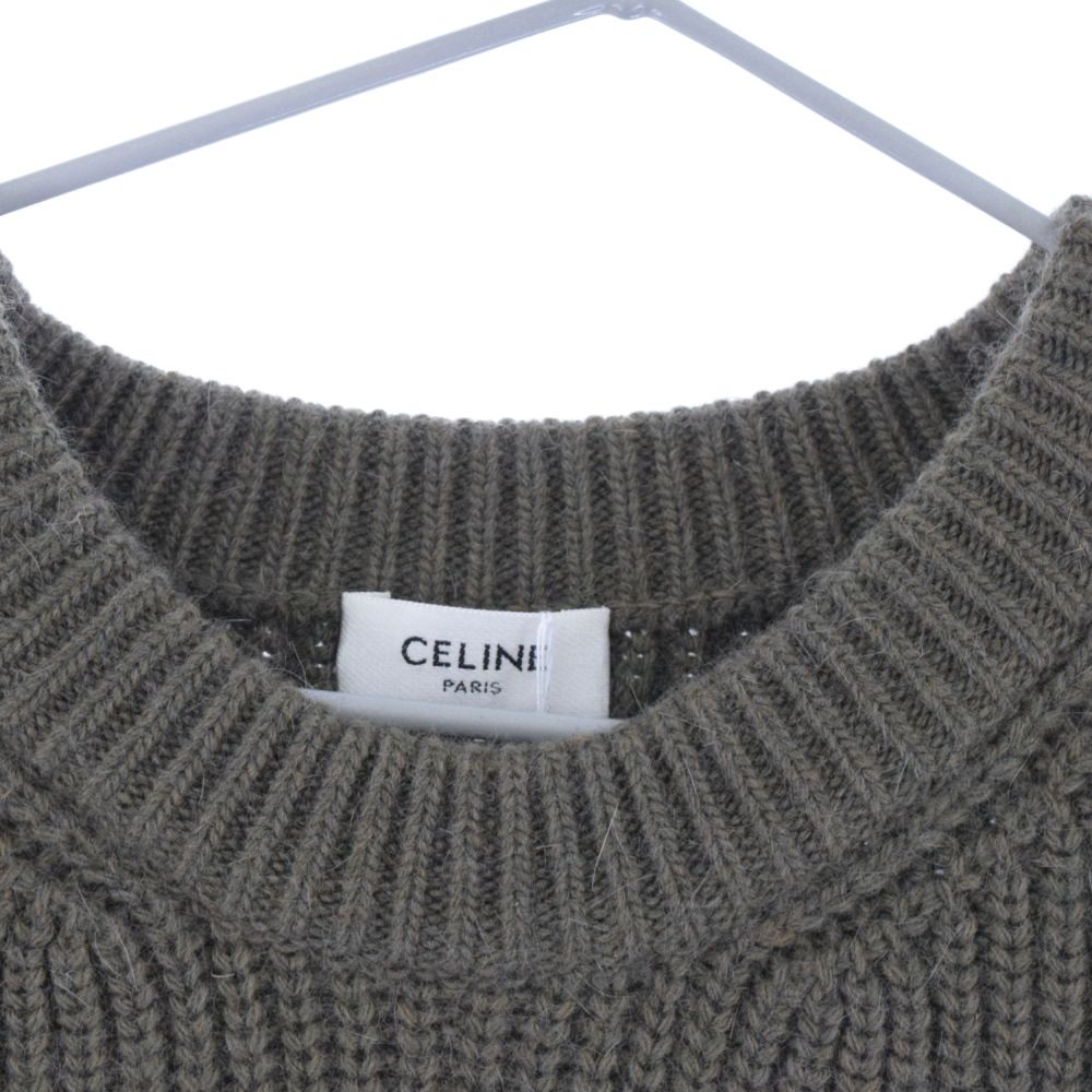 CELINE (セリーヌ) 21AW Embroidery Over Size Sweater CELINE (セリーヌ) 21AW Embroidery Over Size Sweater