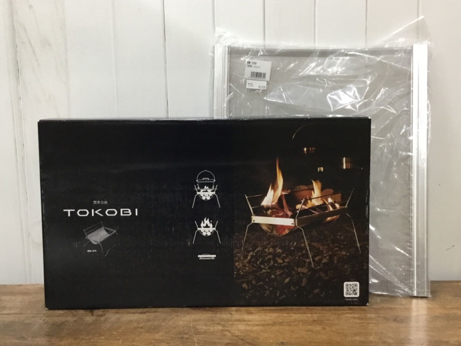 新品 belmont 焚き火代台 TOKOBI (BM-273) ＋交換用ﾒｯｼｭｼｰﾄ (BM-269) - メルカリ