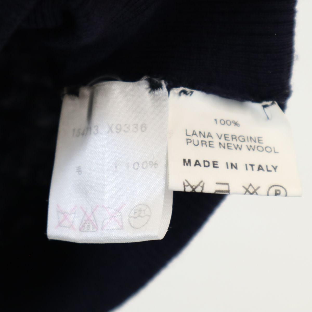 グッチ イタリア製 ウール ベスト S ネイビー GUCCI レディース 古着