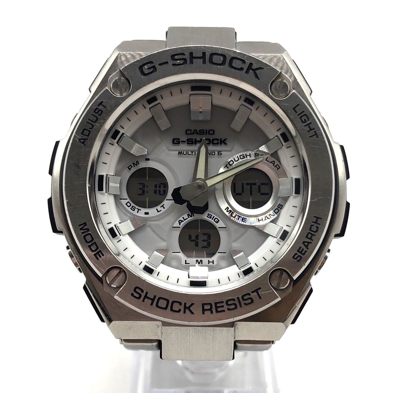 ★CASIO カシオ G-SHOCK GST-W110D-7AJF Gスチール ソーラー 電波 メンズ 腕時計 デジアナ 稼働品 中古 005912 - メルカリ