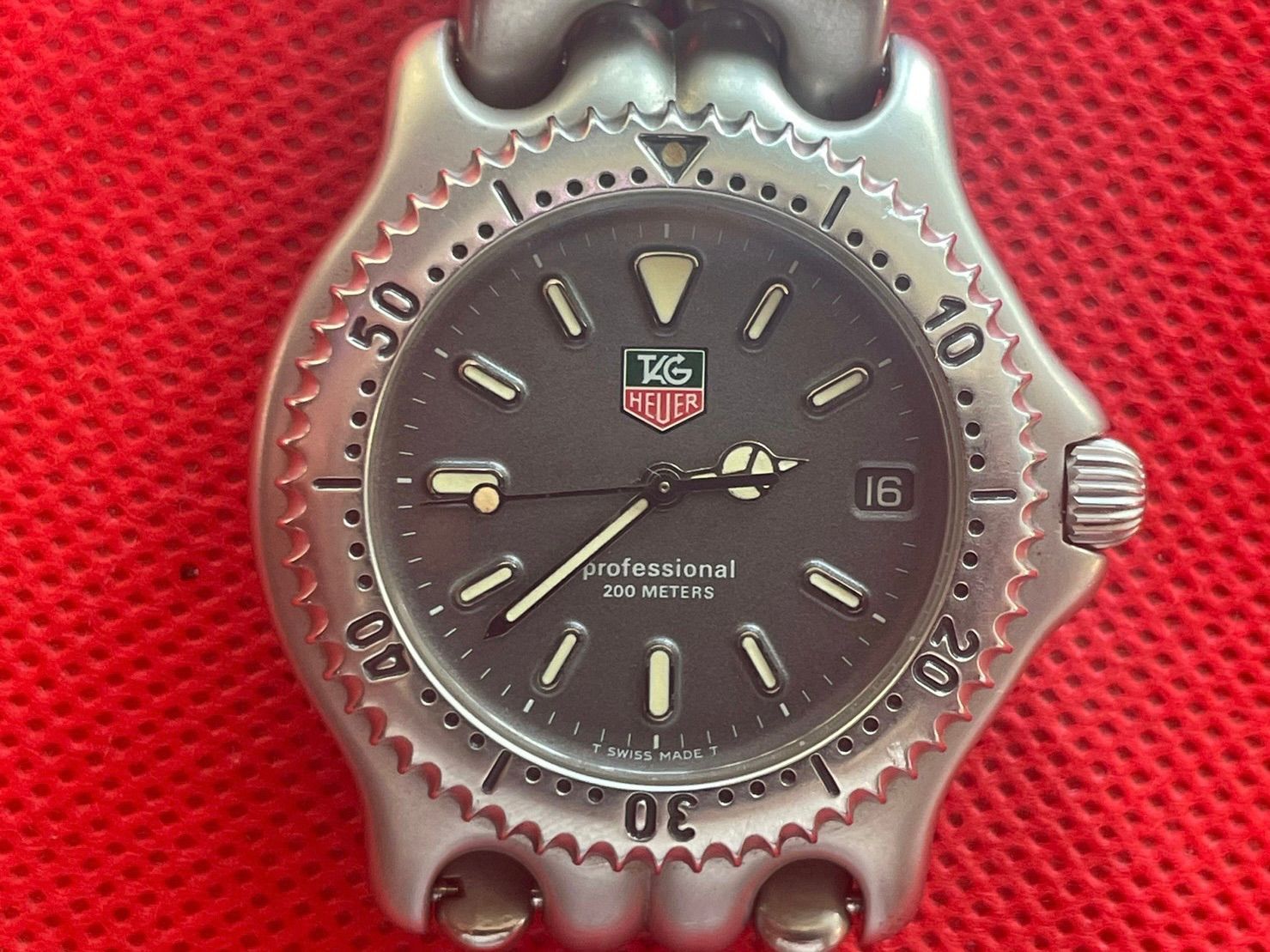 グレー文字盤 TAG Heuer タグホイヤー S99.206K 腕時計 動作未確認品 - メルカリ