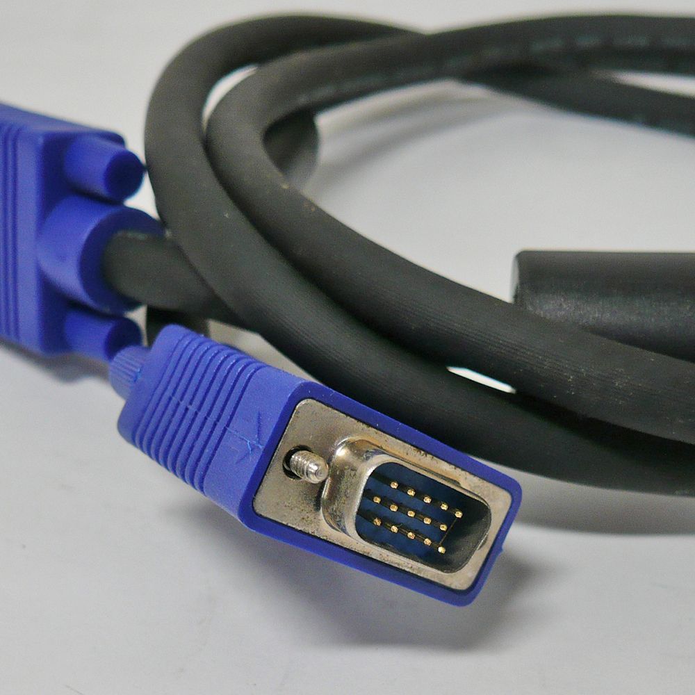 【中古】PC98 ディスプレイケーブル アナログ RGB ミニD-Sub15pinコネクタ CSA LL80671 AWM ⅡA/B 80°C ...