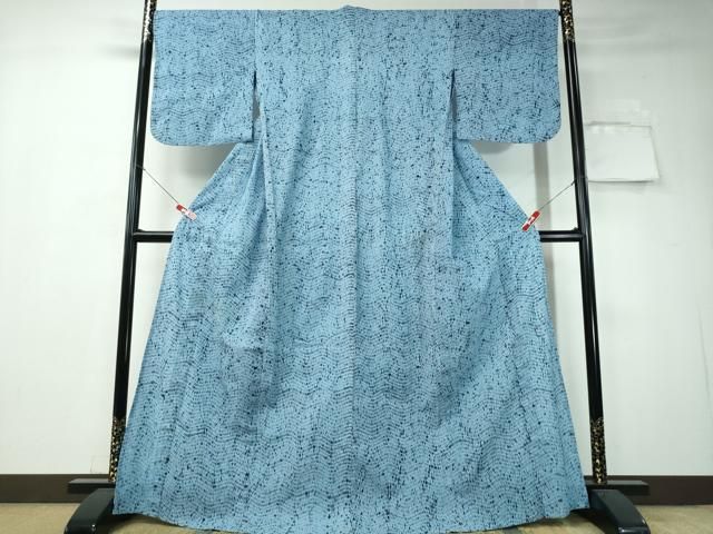 平和屋着物∴夏物 浴衣 有松鳴海絞り 舞花間道 綿 逸品 CAAW0902ng